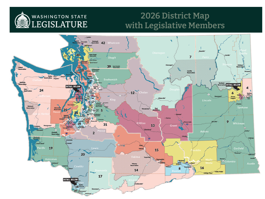 KUOW - Many states are making redistricting moves. Not so much in WA, yet
