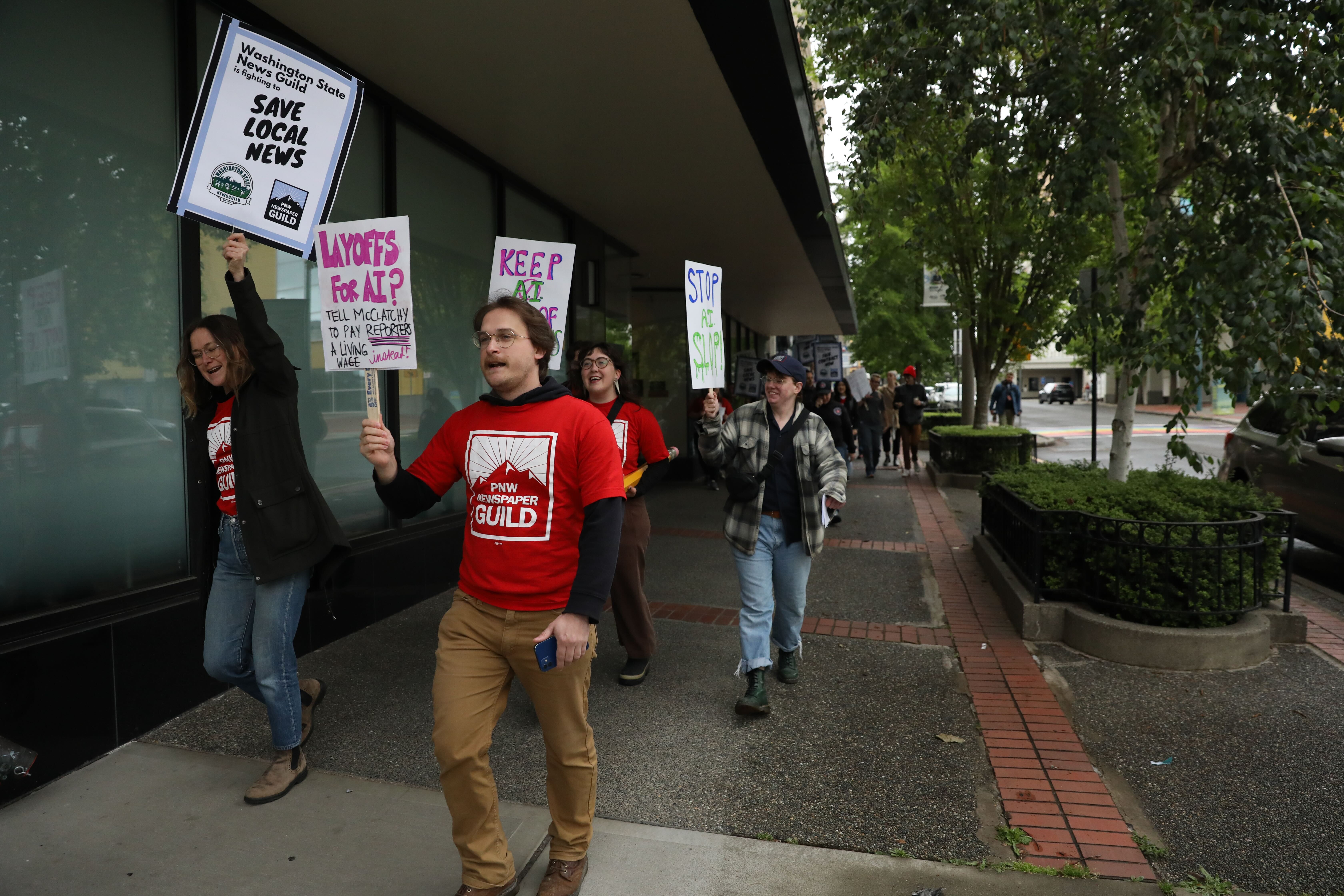KUOW - McClatchy newspaper reporters in WA strike for higher pay ...