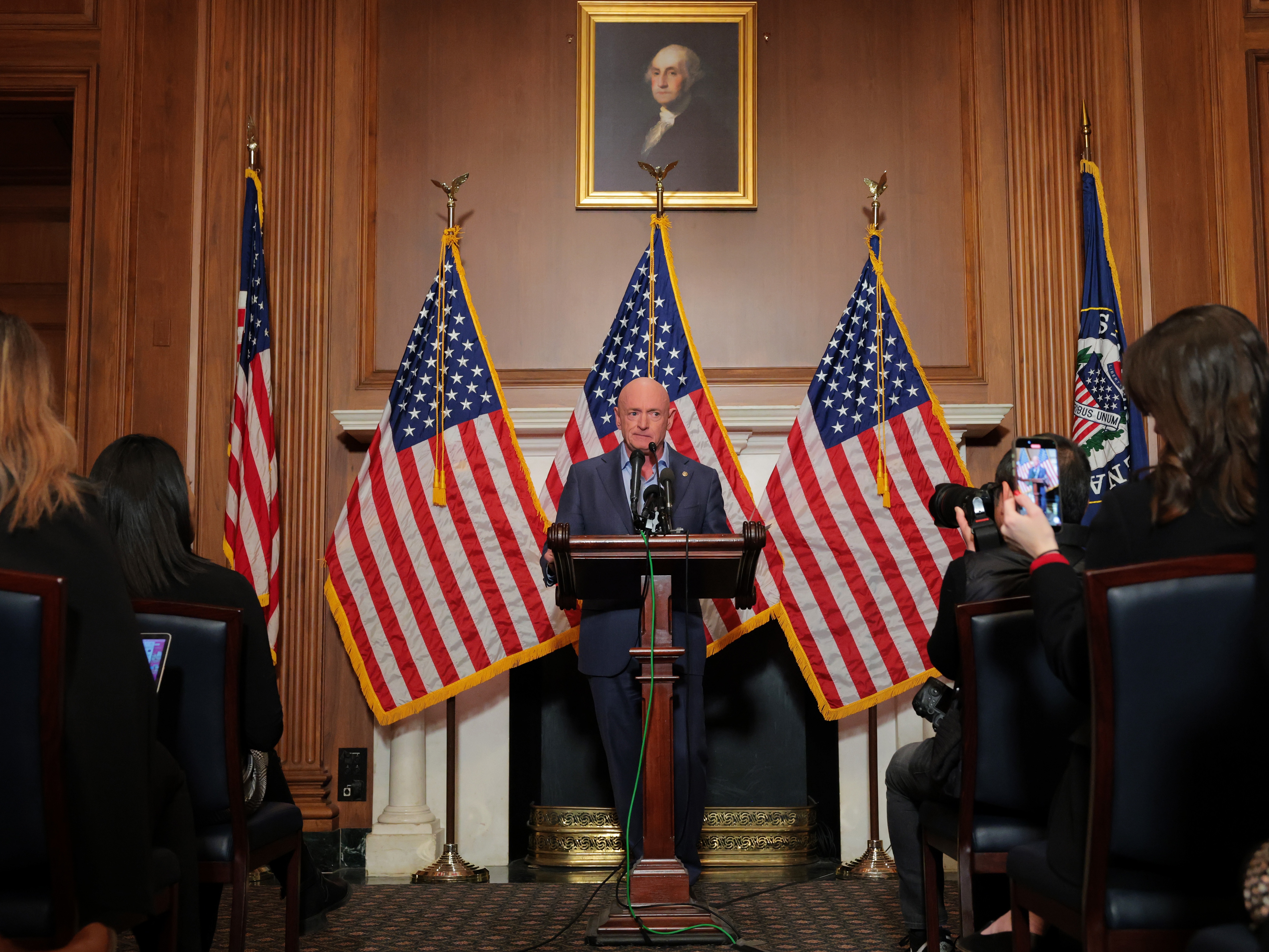 KUOW - Sen. Mark Kelly fires back after Hegseth threatens his rank and ...