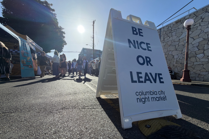 KUOW - Why Western Washington communities are coming out for night markets