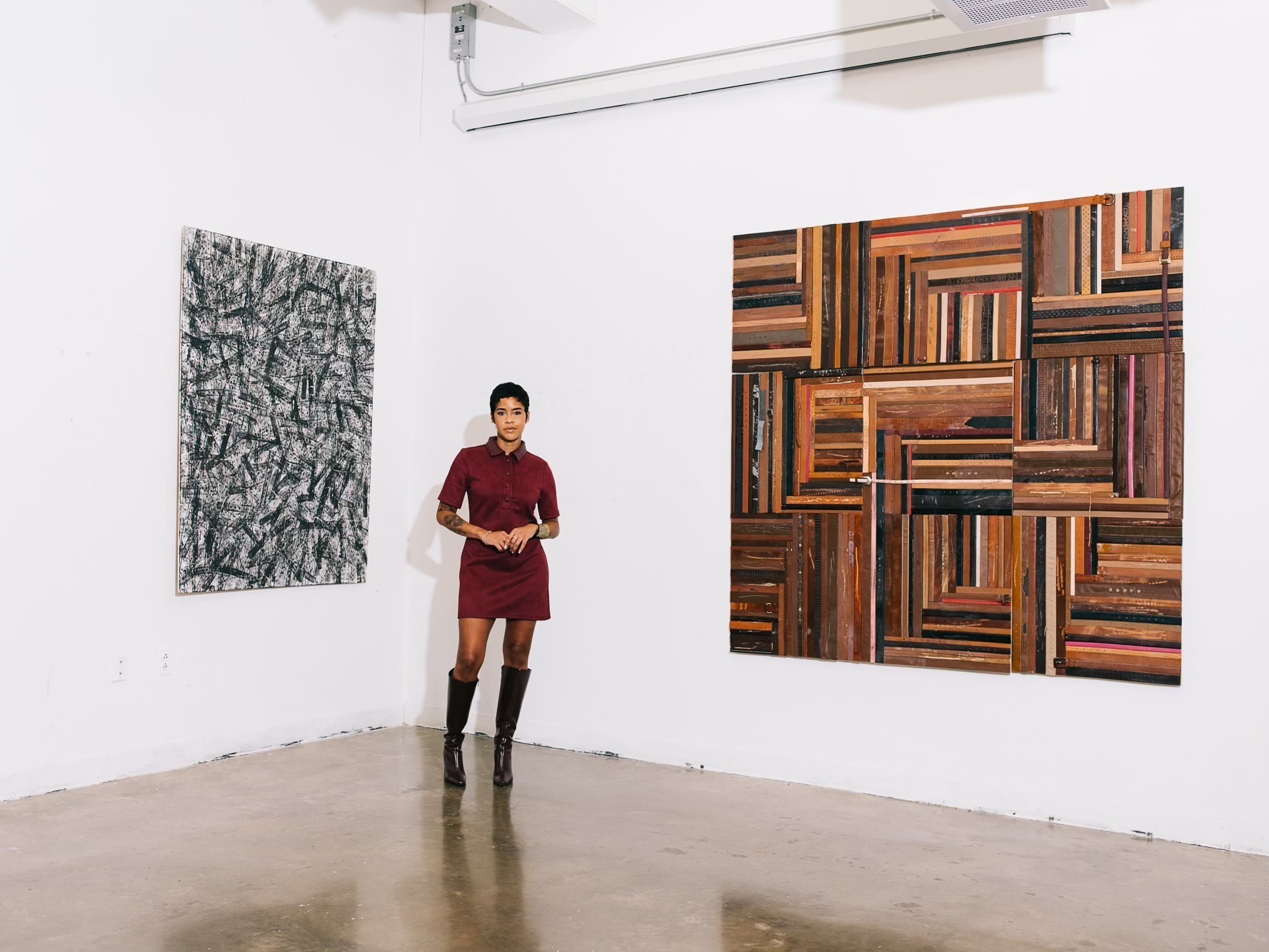 KUOW - DMV artist turns belts into a conversation about discipline
