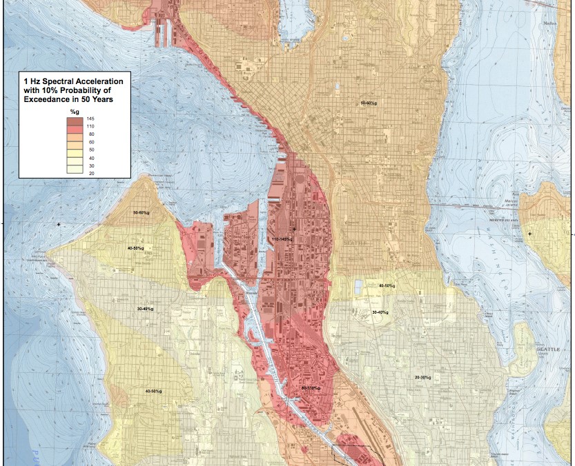 Seattle39s Faults Maps That Highlight Our Shaky Ground ShakeMap