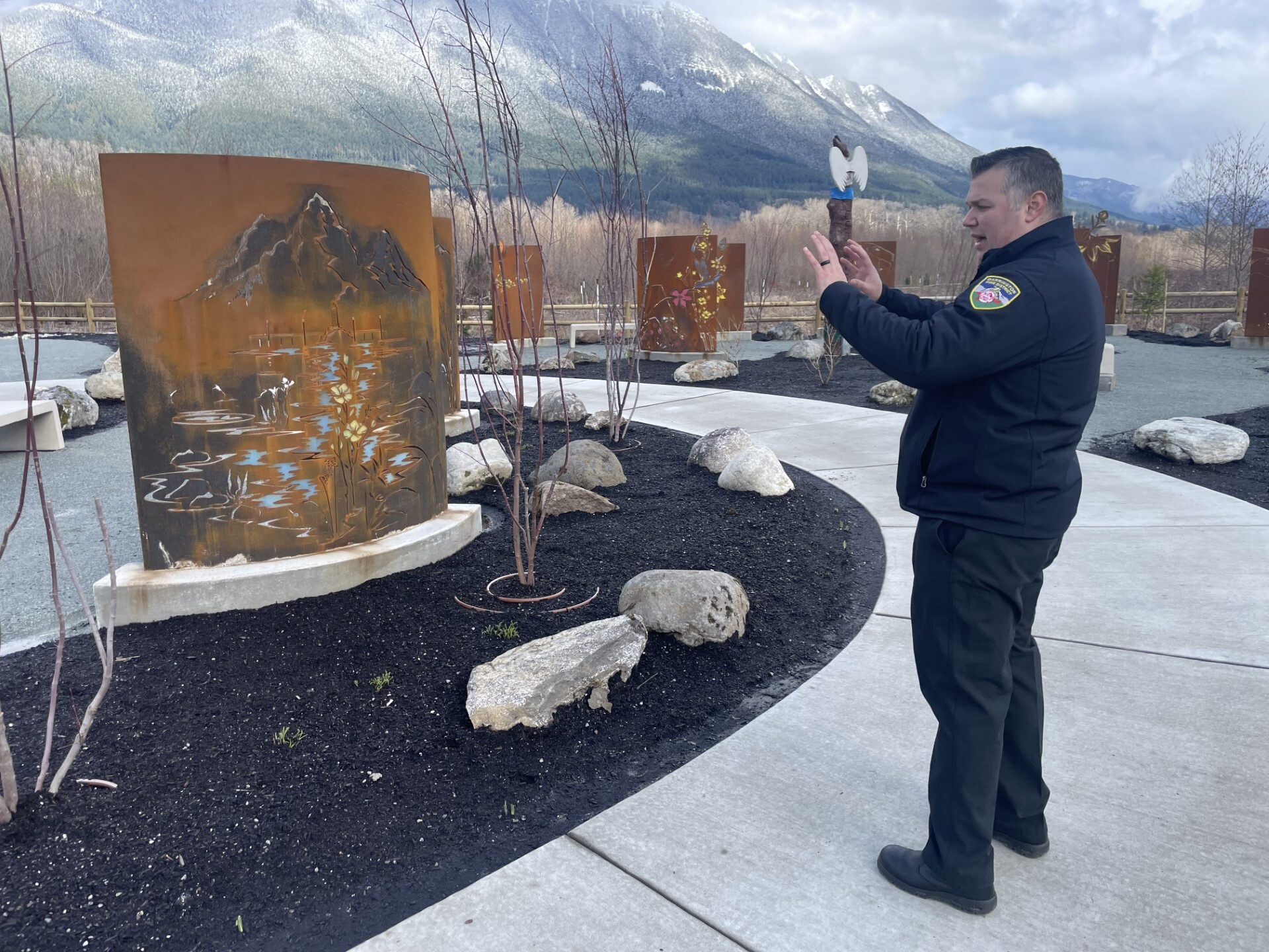 KUOW - 10 years after Oso landslide, a new memorial is a gathering ...