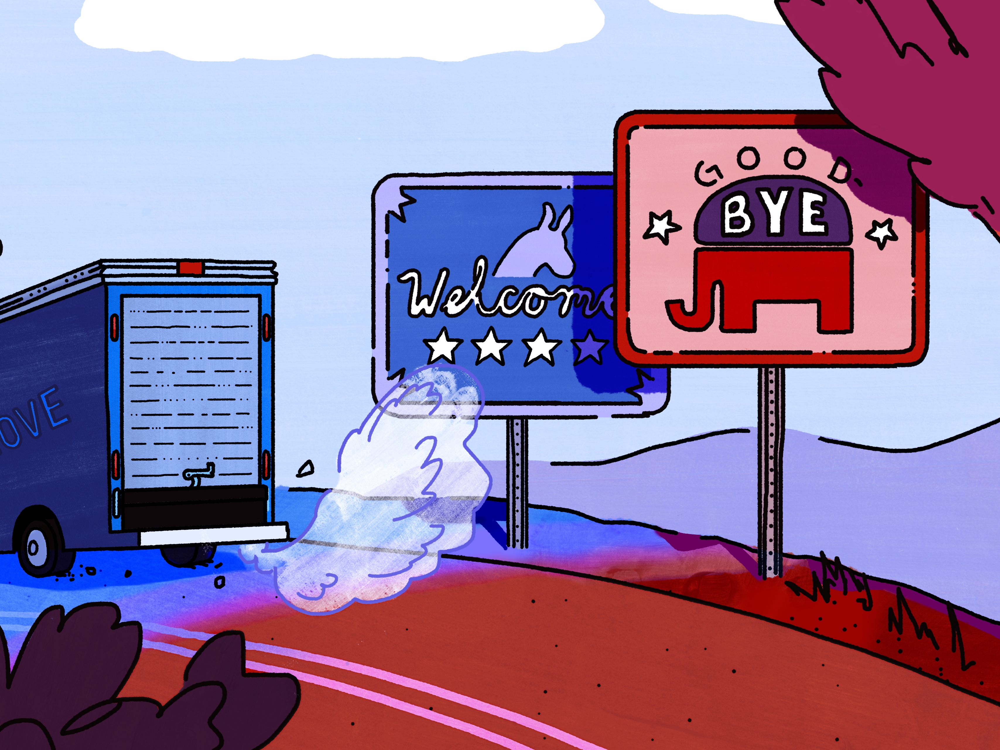 KUOW - The red state, blue state divide is real. But it's driven by ...